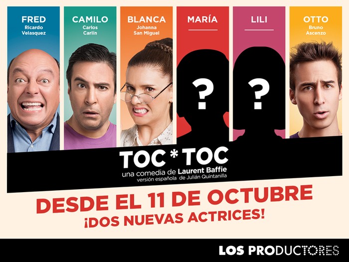 Noticia: TOC*TOC: la comedia más vista de todos los tiempos regresa en ...